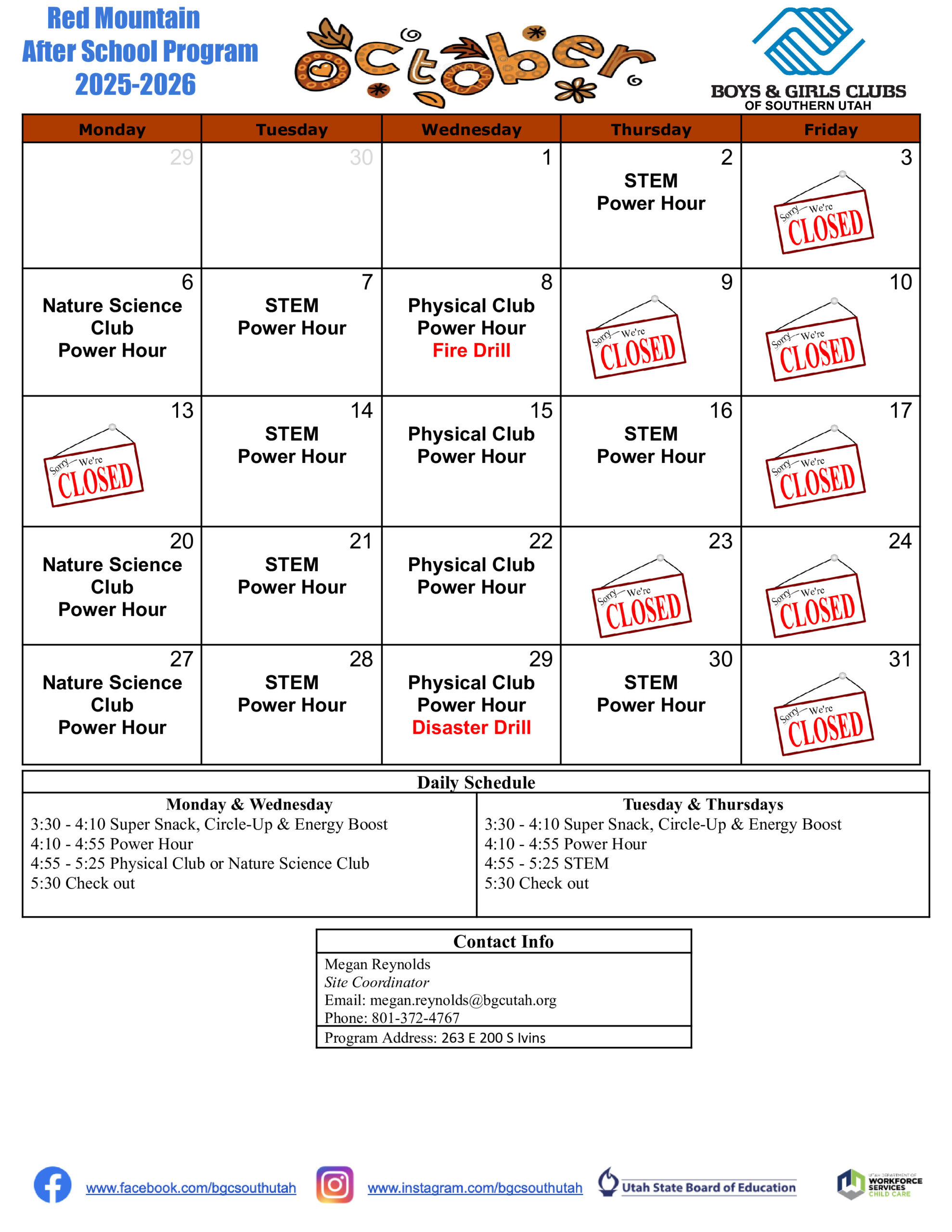 Red Mountain Elementary - Boys & Girls Clubs of Utah County